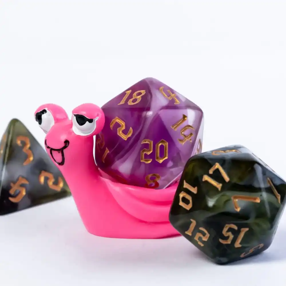 Mini-Cute-Snail-Dice-Holder-1Pcs-New-Unique-Only-D20-Holder-Small-Snail ...