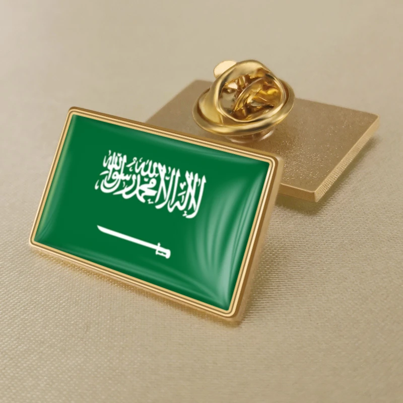 Mini-Saudi-Arabian-Flag-Badge-Creative-Epoxy-Craftsmanship-Brooch-DIY ...