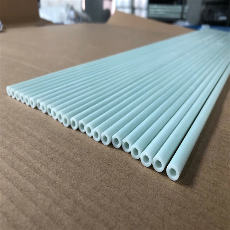 50pcs white glass fiber tube 3mm-12mm Fiberglass tube glass steel tube ...