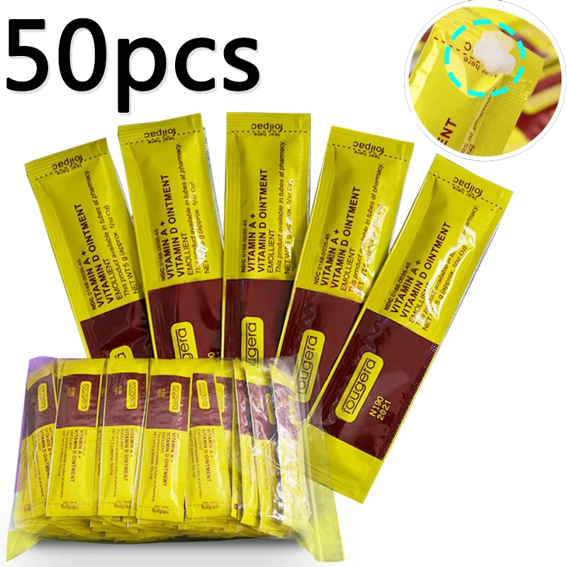 50Pcs Tattoo Aftercare Cream Fougera Vitamin Ointment Tattoo Care ...