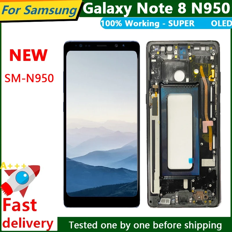 OLED-A-Quality-For-Samsung-Galaxy-Note-8-N950-N950F-N9500-LCD-Display ...