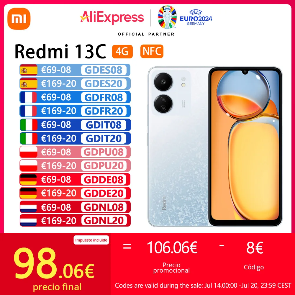 Xiaomi-Redmi-13C-NFC-MediaTek-Helio-G85-90Hz-50-MP-triple-camera-with ...