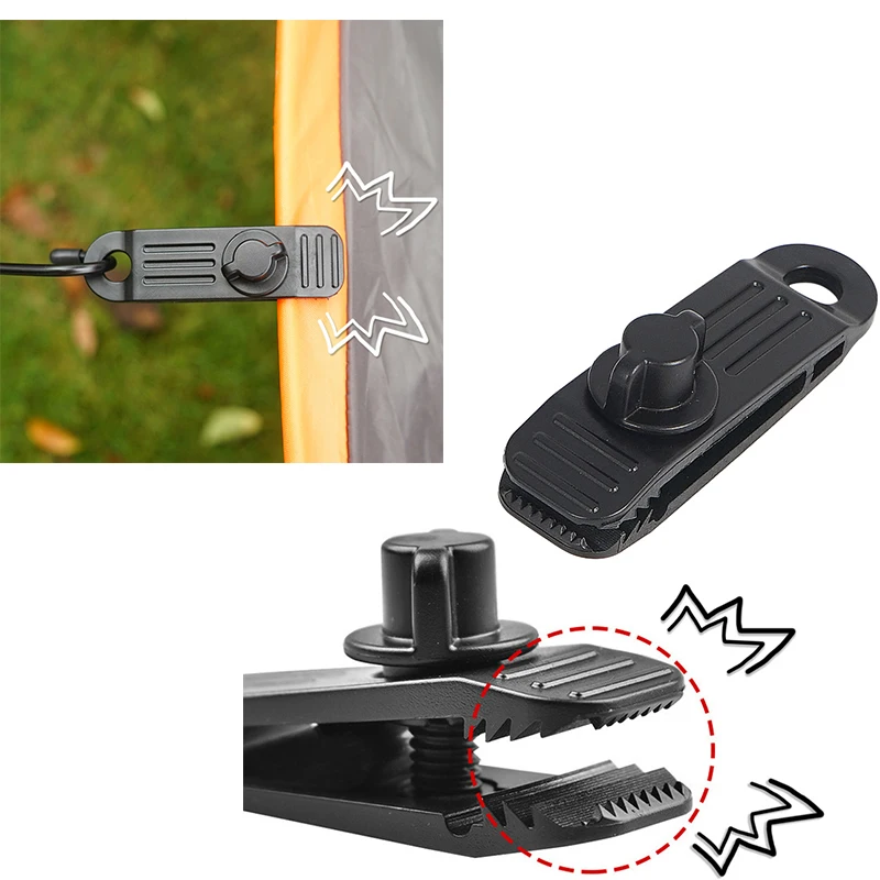 5Pcs-Set-Tarpaulin-Clip-Tent-Canopy-Clip-Buckle-Outdoor-Wind-Rope ...