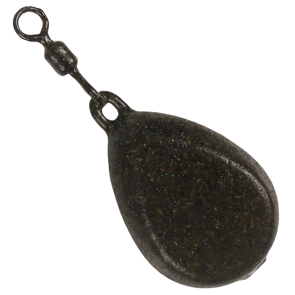 57g-Carp-Coarse-Fishing-Weight-with-Swivel-Flat-Pear-Casting-Drop-Shot ...