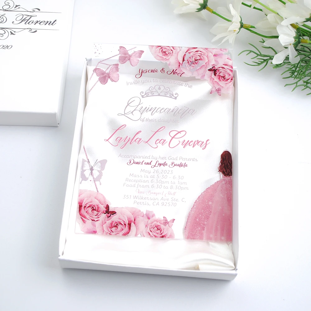 Quinceanera Box Invitations