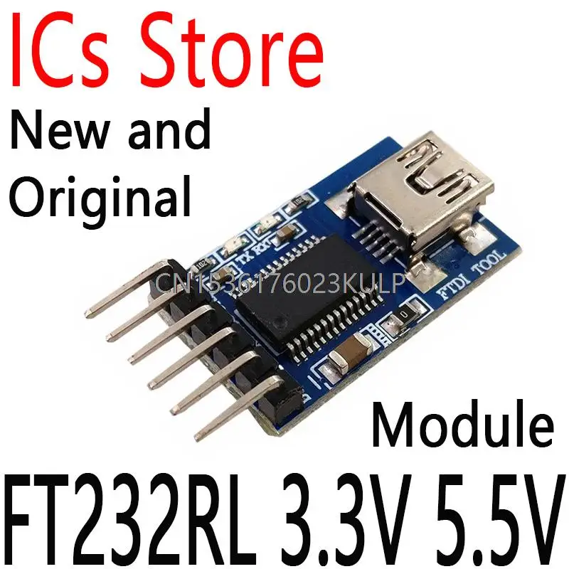 FT232-FTDI-USB-To-TTL-Serial-Adapter-Module-For-Arduino-Mini-Port ...