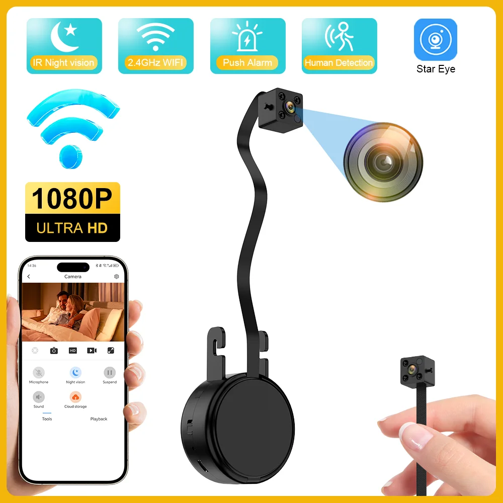 Mini-Wifi-Surveillance-Camera-Remote-Monitoring-HD-1080P-Home-Wireless ...