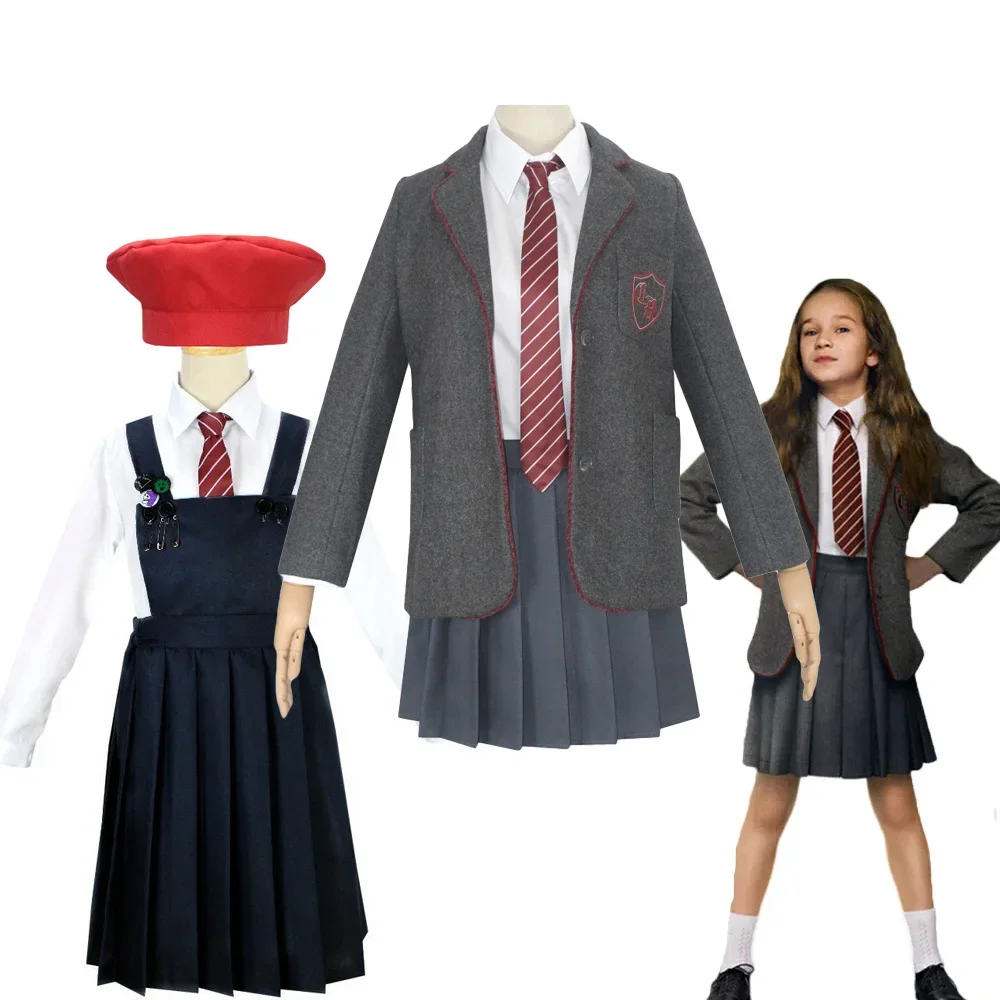Movie-Matilda-Cosplay-Costume-School-Uniform-Coat-Skirt-Tie-Roald-Dahl ...