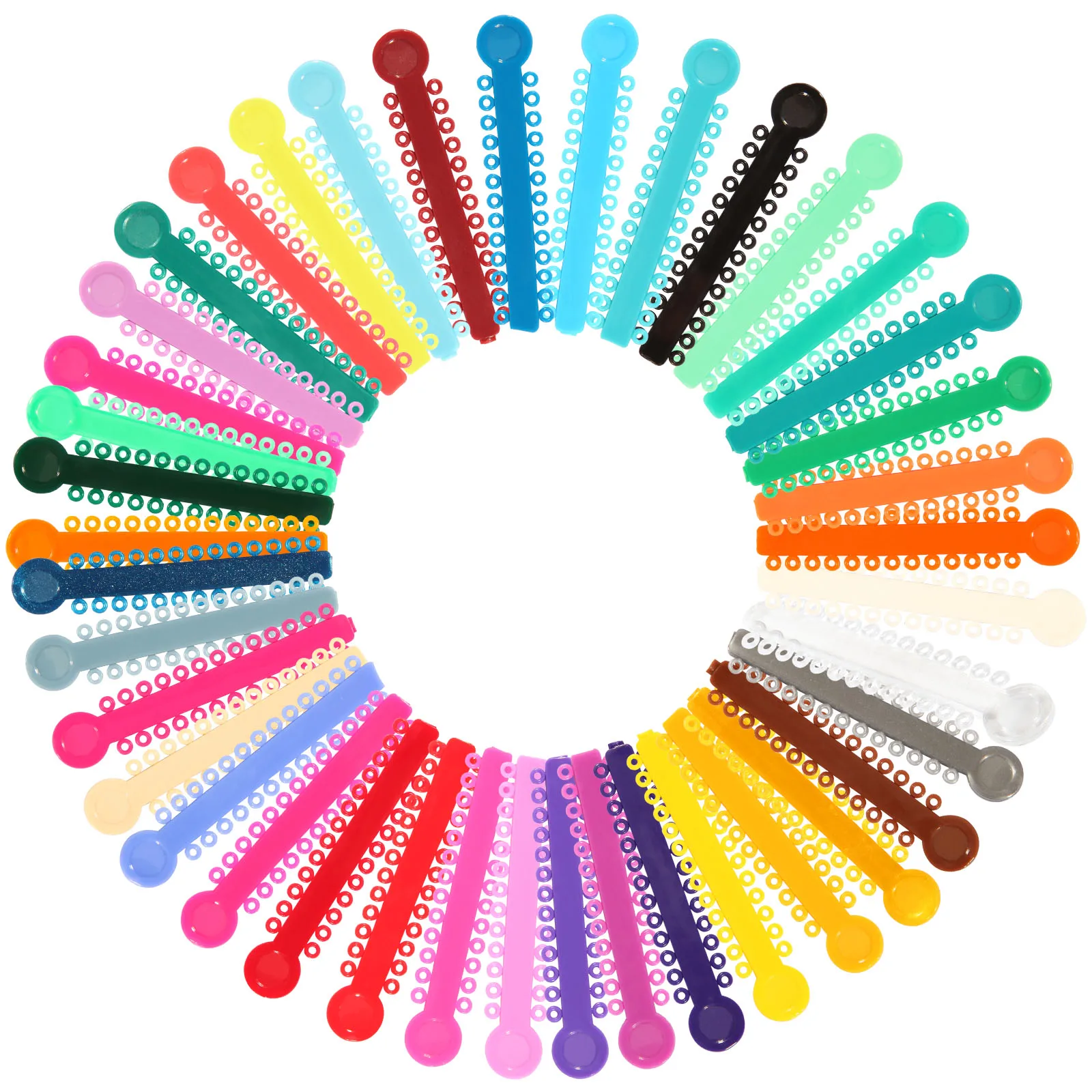 40pcs-bag-Dental-Orthodontics-Elastic-Ligature-Ties-Braces-Elastomeric ...