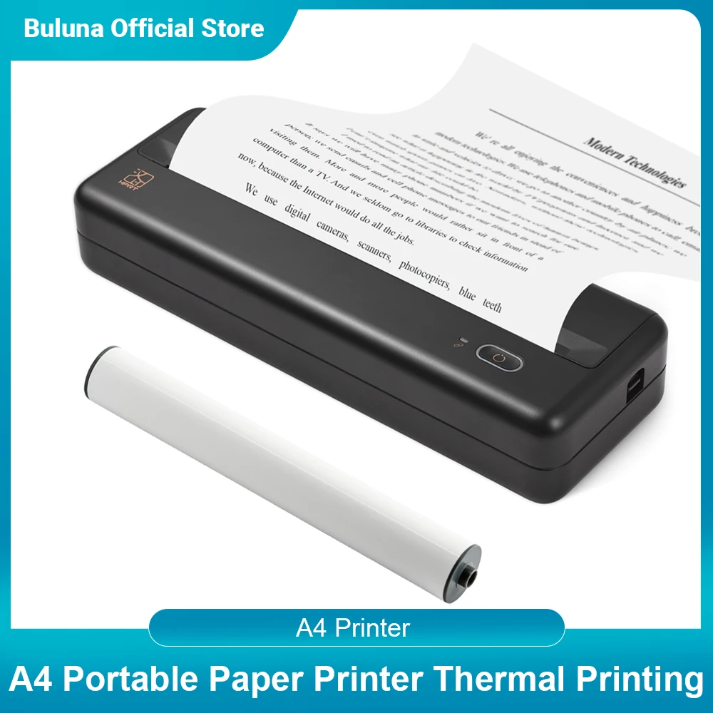 HPRT MT810 Portable Thermal Printer Support 210mm/110mm A4 Thermal ...