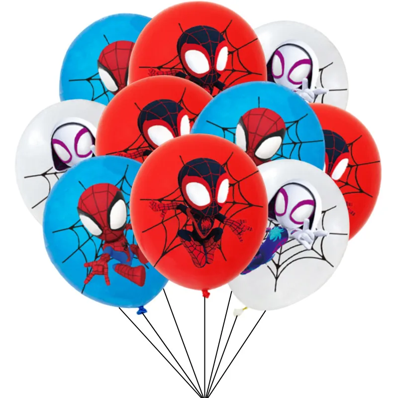 Spidey-and-His-Amazing-Friends-Latex-Balloons-Cartoon-Spiderman ...