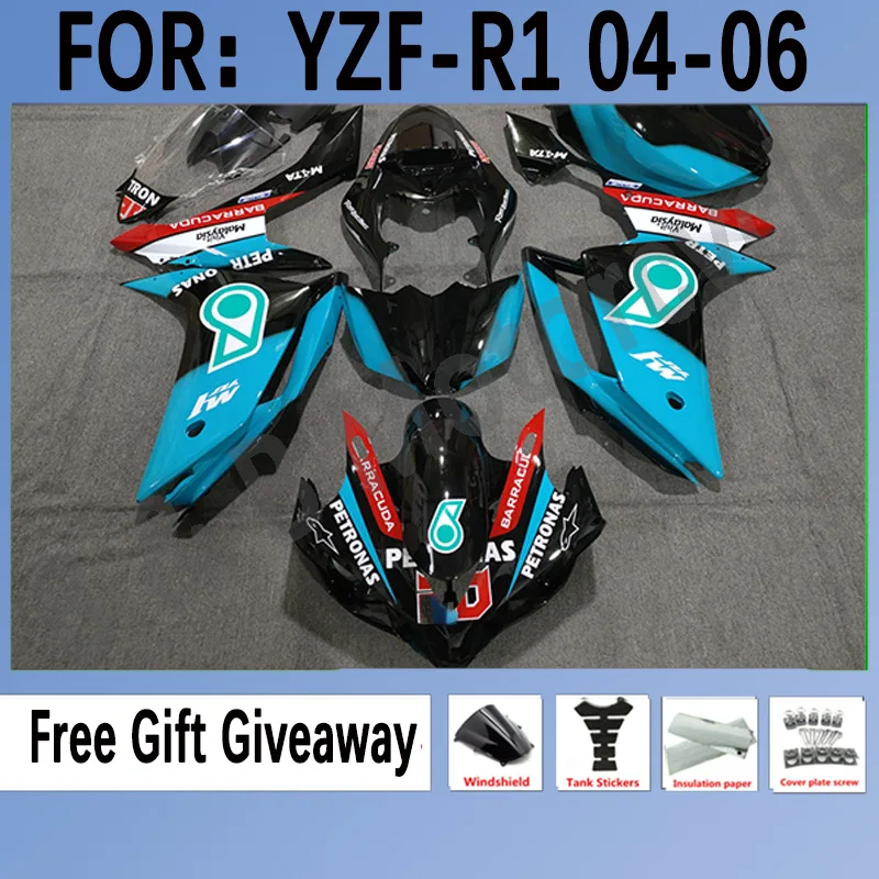 New ABS Motorcycle Fairings Kit Fit For YAMAHA YZF R1 2004 2005 2006 R1 ...