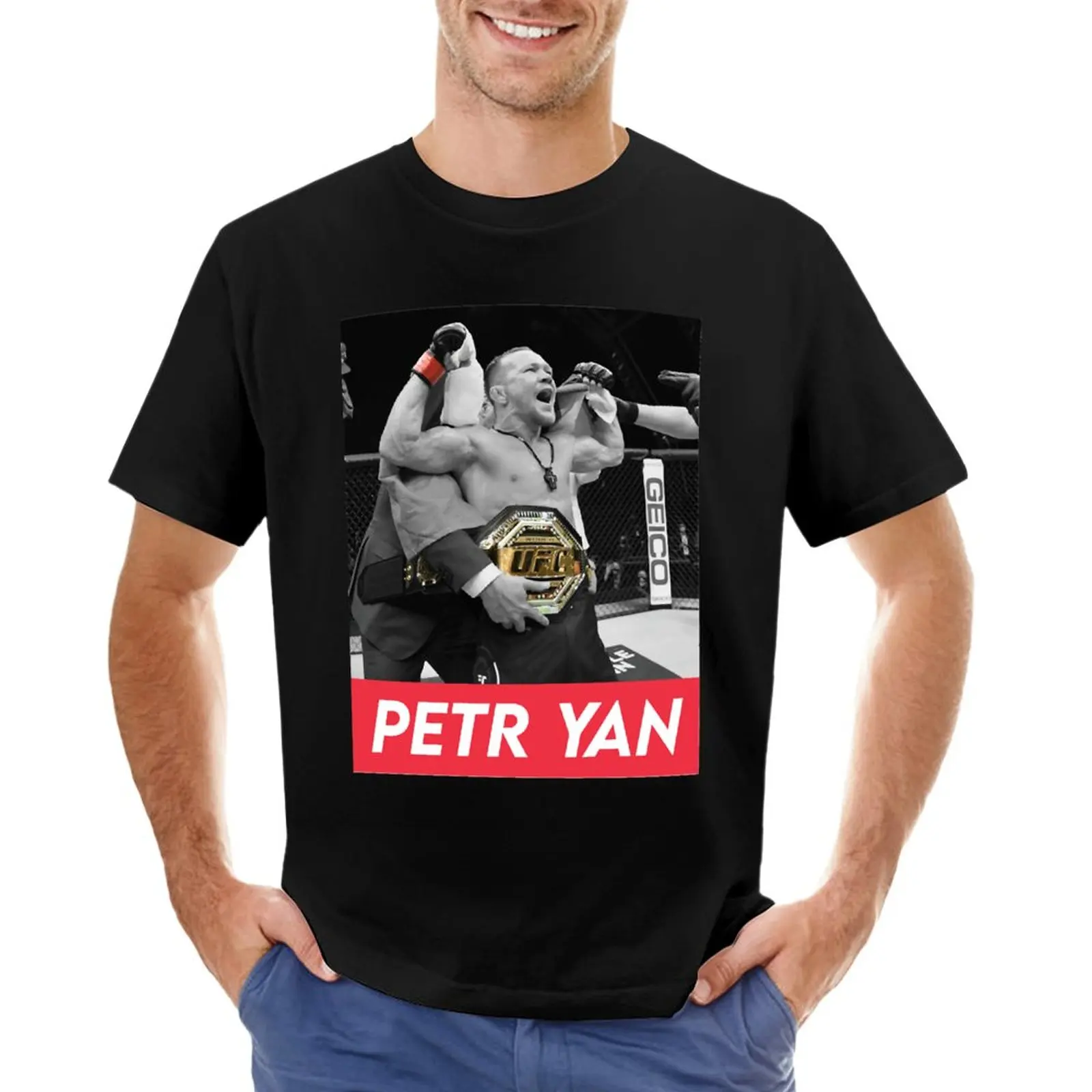 Petr-Yan-Champion-Design-T-Shirt-black-t-shirt-aesthetic-clothes-mens ...