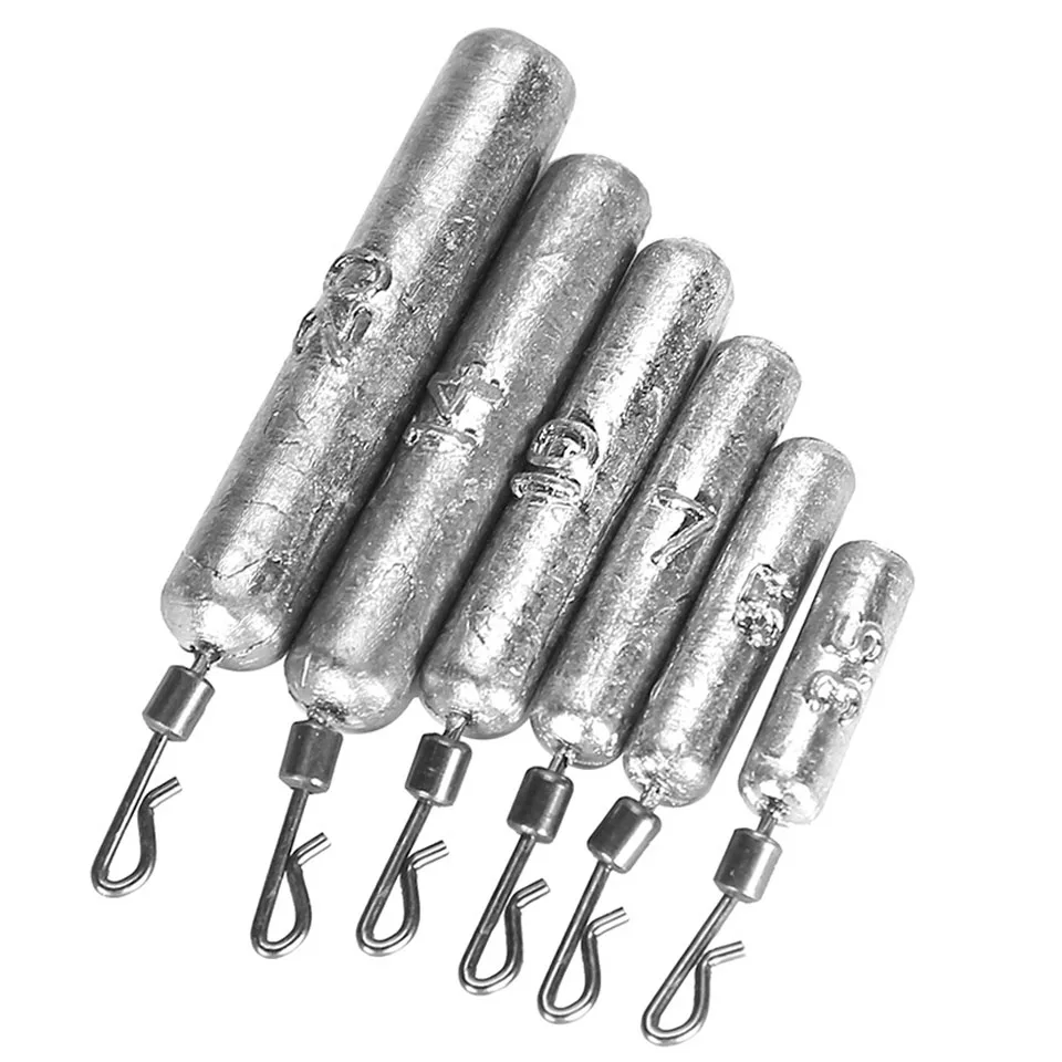 10pcs/lot Fishing Weights Sinkers Drop Shot Weights Fishing Tackle ...