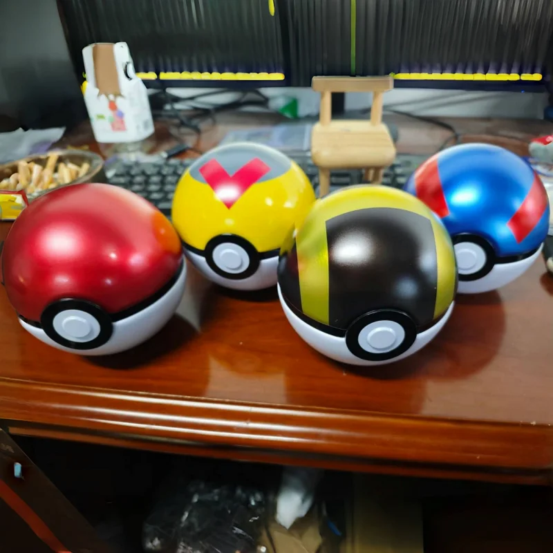 Ptcg 100% Genuine Pokemon Poke Ball Master Balls Gift Box With Pokemon ...