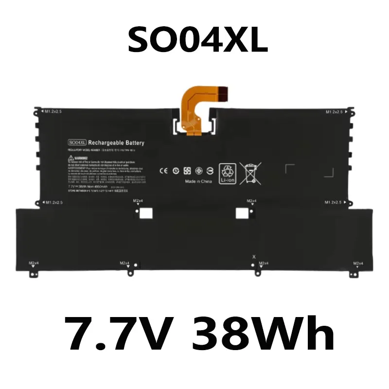 SO04XL 7.7V 38Wh Laptop Battery For HP Spectre 13 13-V016TU V014TU ...