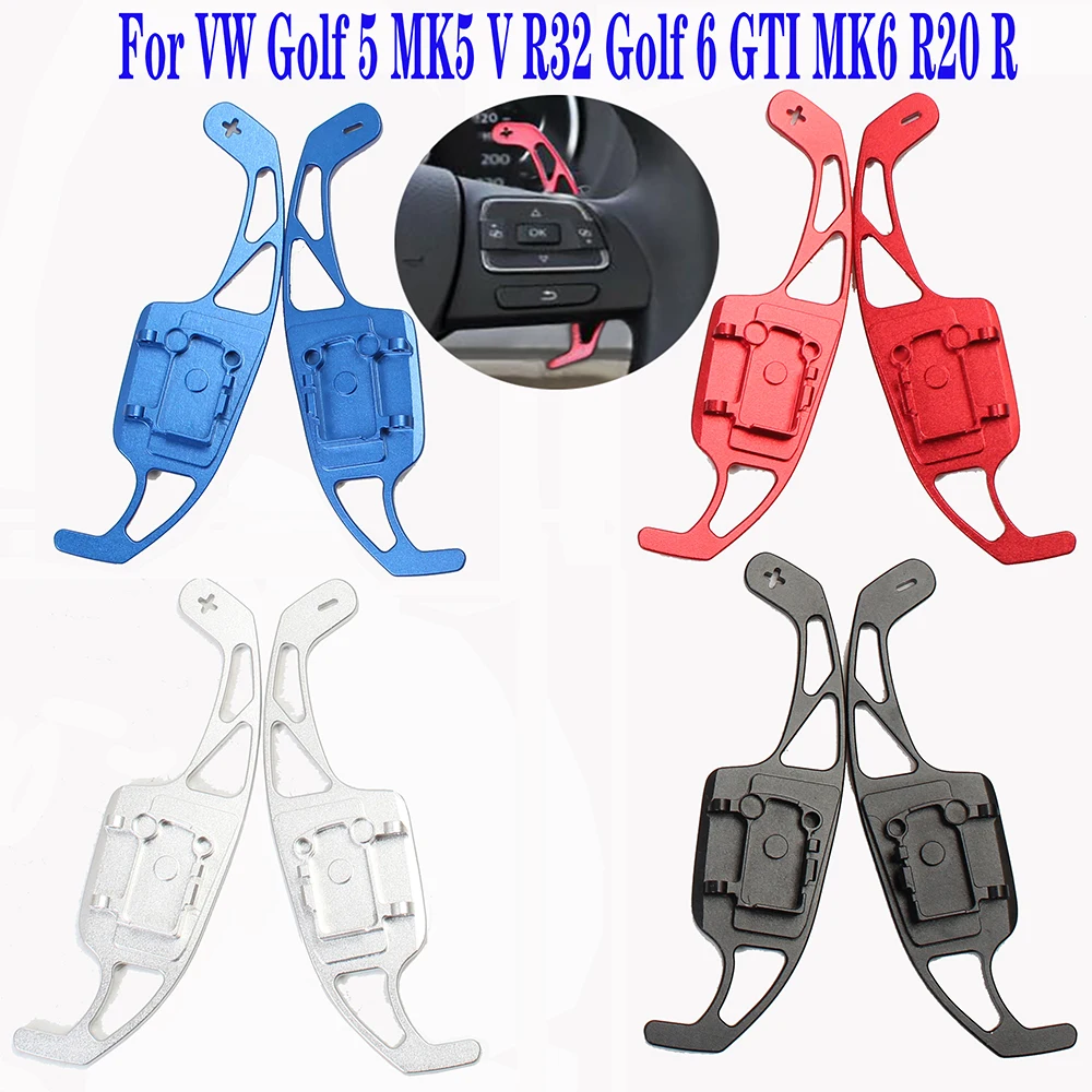 Aluminum Alloy Paddle For VW Golf 5 MK5 V R32 Golf 6 GTI MK6 R20 R Car ...