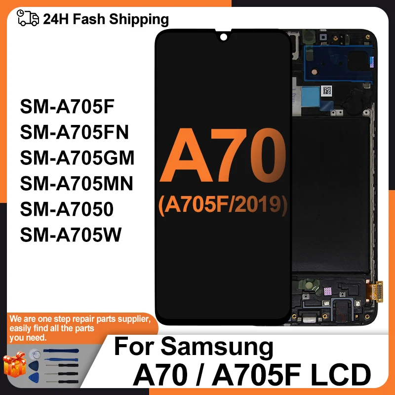 Super amoled para samsung galaxy a70 SM A705FN/ds SM A705MN/ds lcd ...