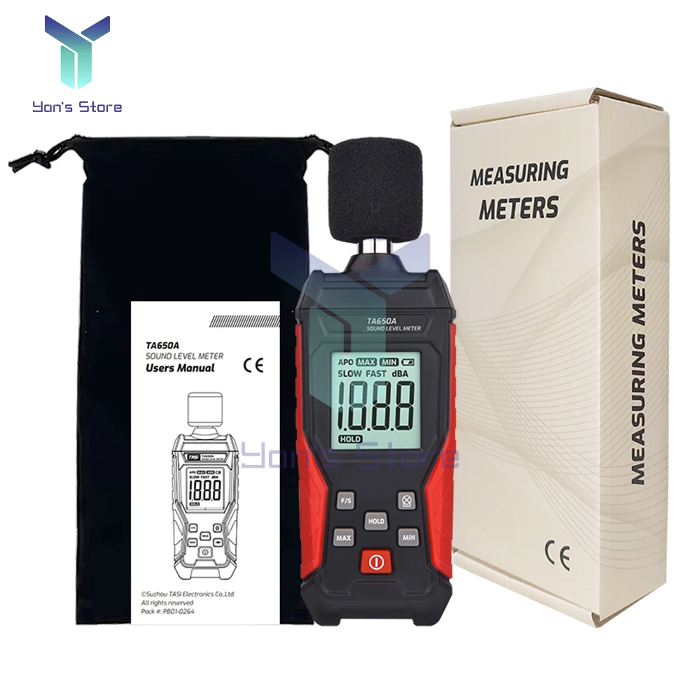 TA650A-Noise-Meter-Decibel-Meter-Digital-Household-Volume-Measurement ...