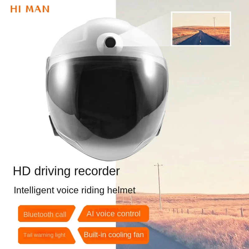Bluetooth-Call-Driving-Recorder-Integrated-Motorcycle-Helmet-Open-face ...