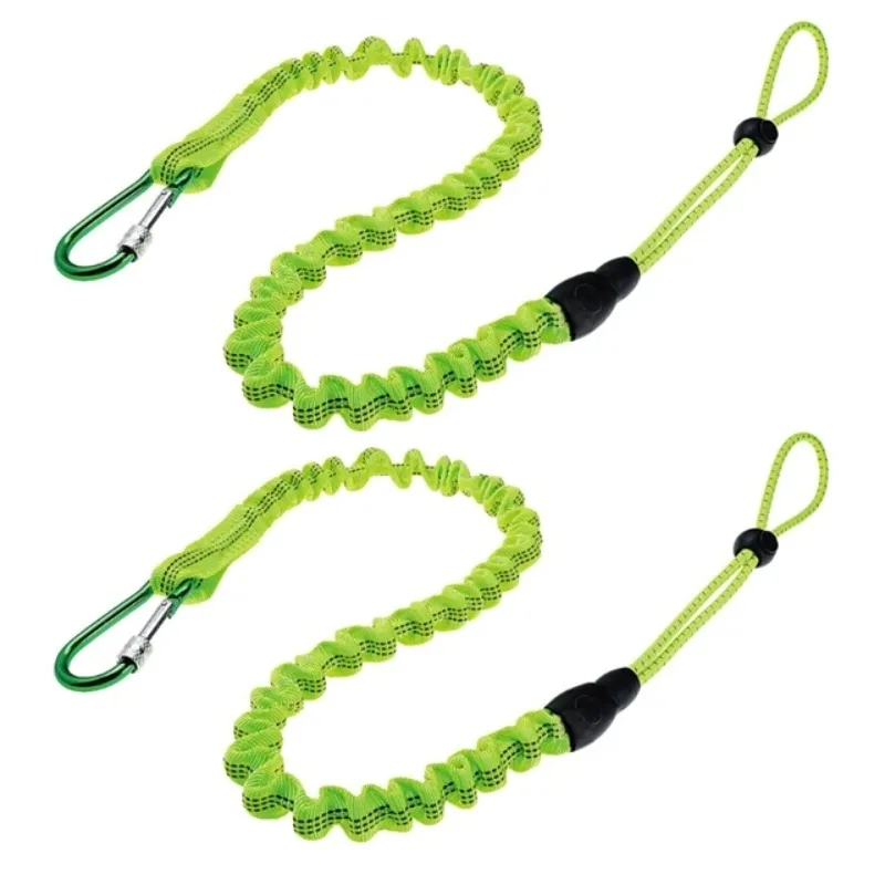 Safety-Bungee-Tether-Tools-Lanyard-Anti-Falling-Camping-Working-Aerial ...