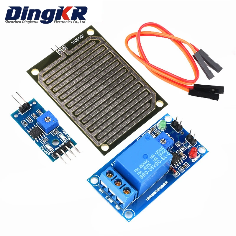 Snow-Raindrops-Detection-Sensor-Module-Rain-Weather-Module-Humidity-For-Arduino-Relay-Control ...