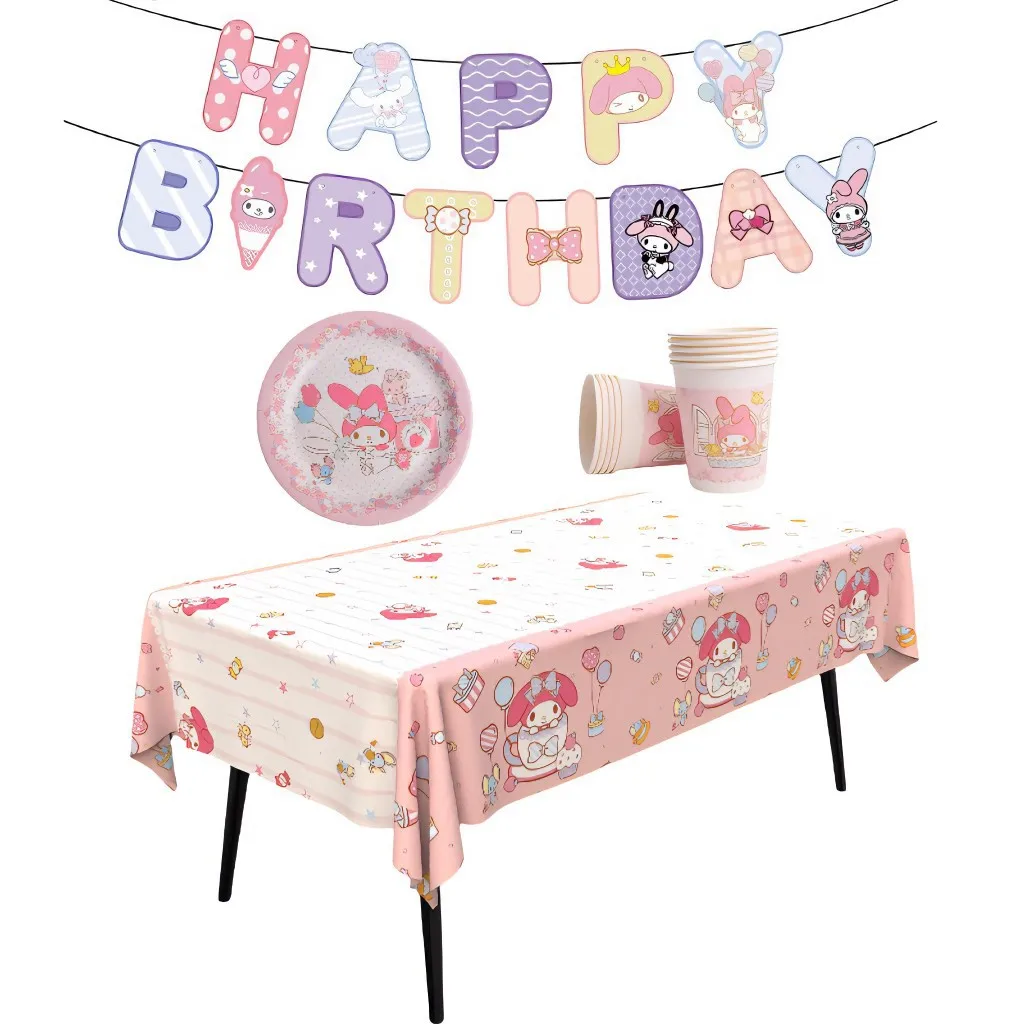 Sanrio-Birthday-Party-Tablecloth-Oil-proof-Waterproof-Atmosphere-Sense ...