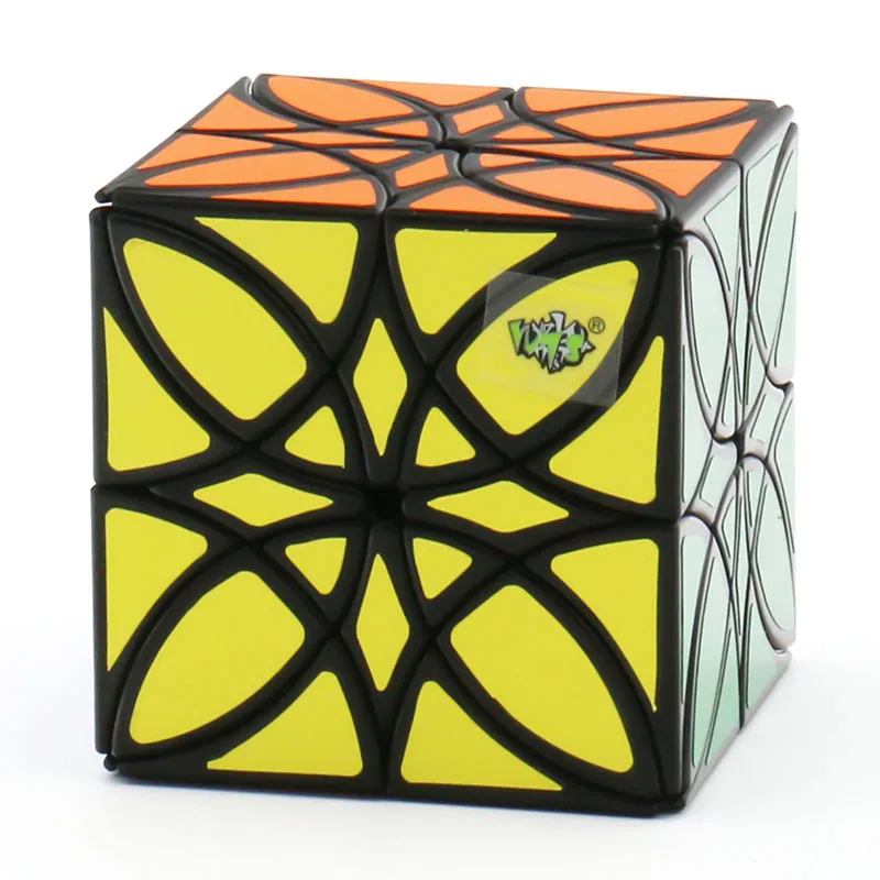 LanLan-Butterflower-Clover-Shell-Cube-Twisty-Puzzle-Black-Original ...