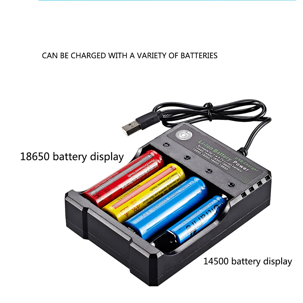 New-4-Slots-18650-Charger-Independent-Charging-3-7V-Li-ion-Battery ...