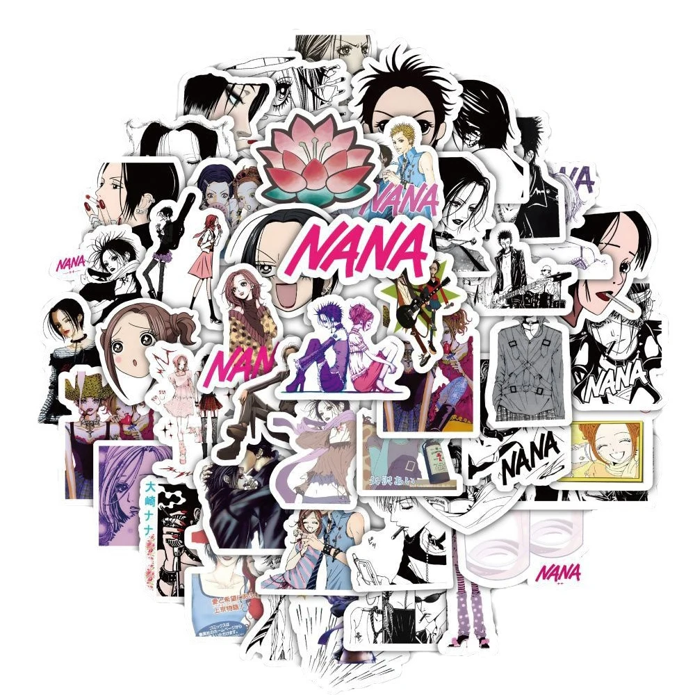 10-30-60pcs-Anime-NANA-Stickers-Cartoon-Decals-Kids-Toys-Fridge-Laptop ...