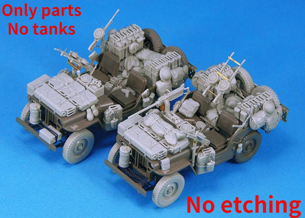 1:35 Die Casting Resin Model Assembly Kit (sas) Jeep Reconstruction ...