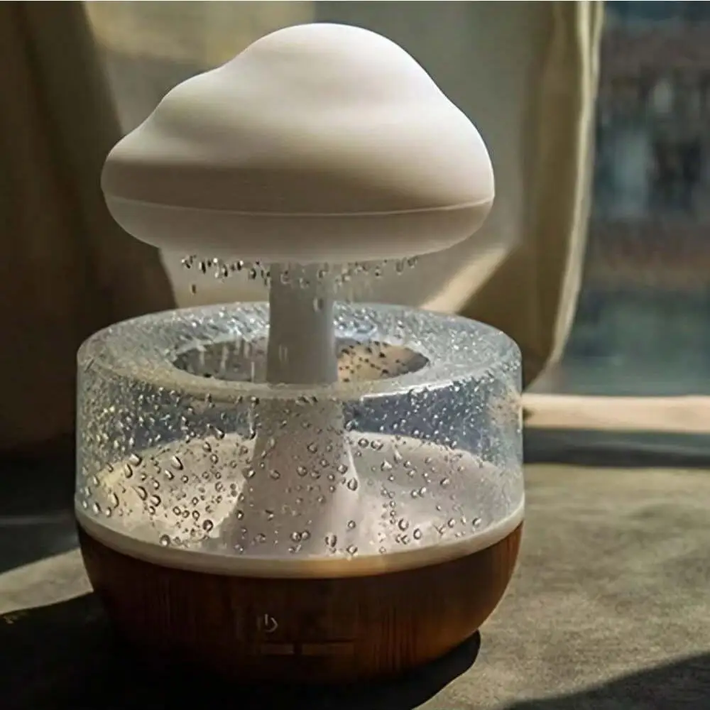 Colorful-Rain-Cloud-Humidifier-Mushroom-Shape-Sleep-Atmosphere-Lamp ...
