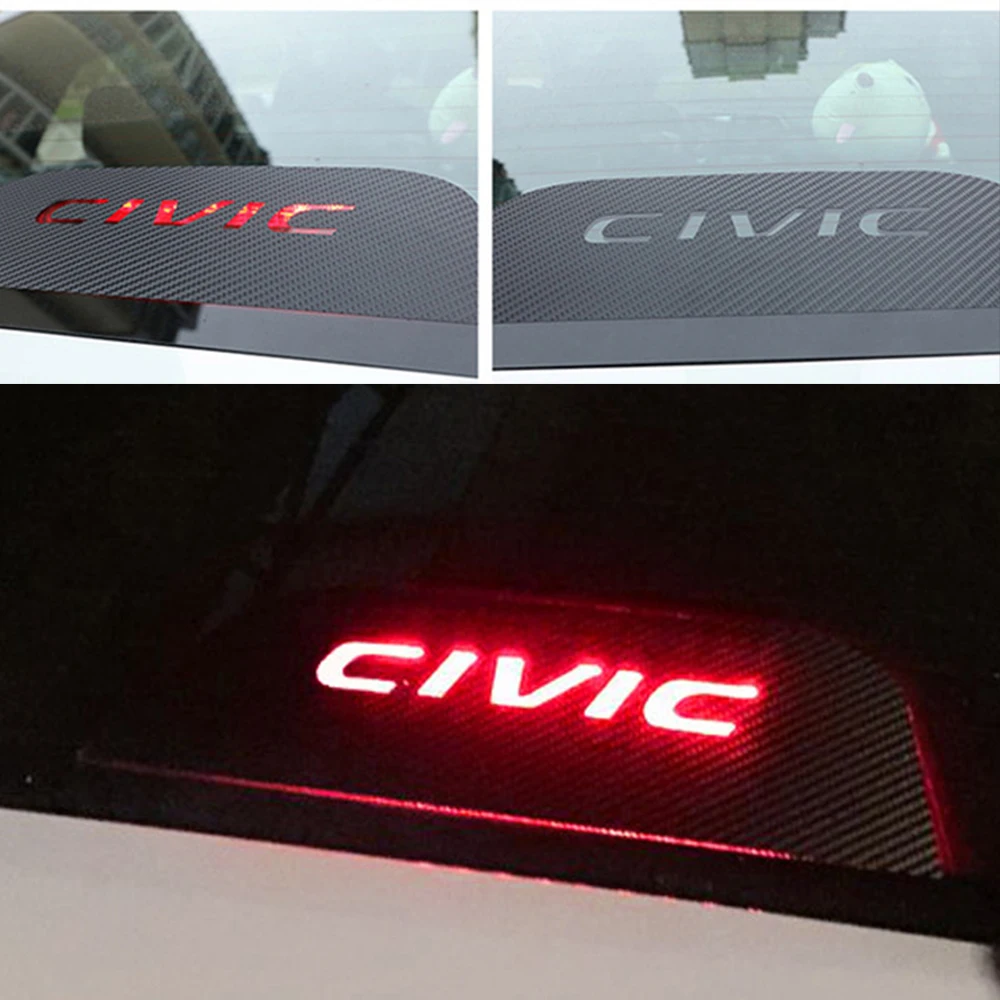 CHMSL-Sticker-For-Honda-Civic-7-7th-2001-2002-2003-2004-2005-2006-Car ...