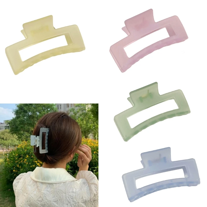 Square-Hair-Clip-Transparent-Hair-Claw-Clamps-for-Women-Girls-3-5-Claw ...