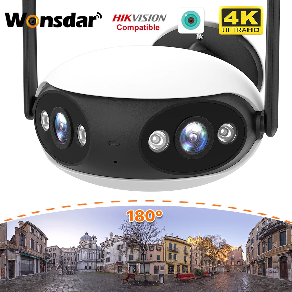 Wifi-IP-Camera-Outdoor-Dual-Lens-180-Panoramic-Security-Camera-4MP-AI ...