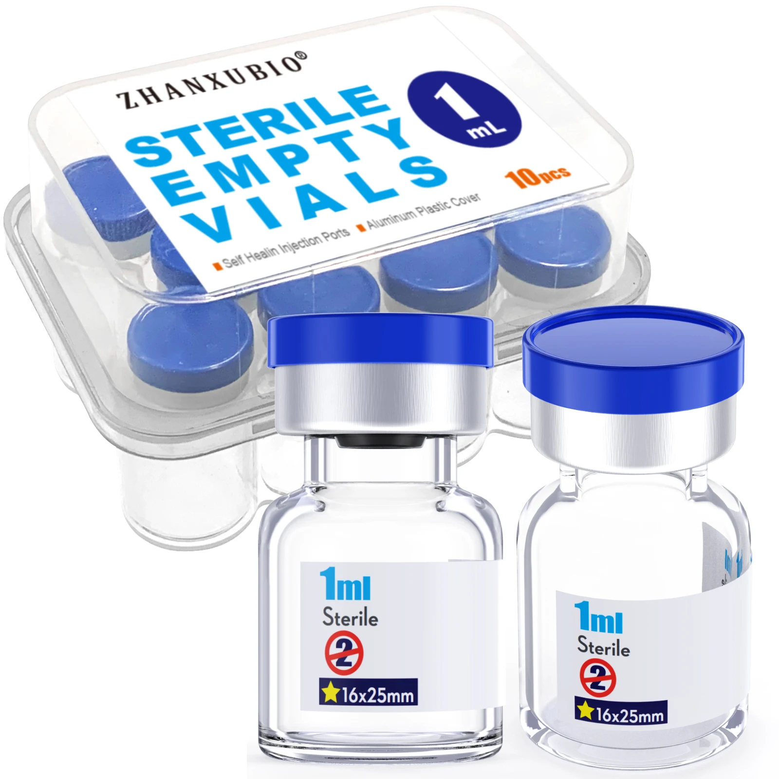 Sterile-Empty-Vials-with-Self-Healing-Injection-Port-with-Flip-Off ...