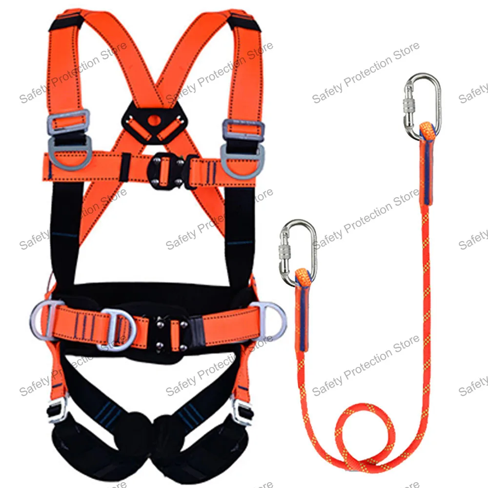 High-Altitude-Work-Safety-Harness-Full-Body-Five-point-Safety-Belt ...