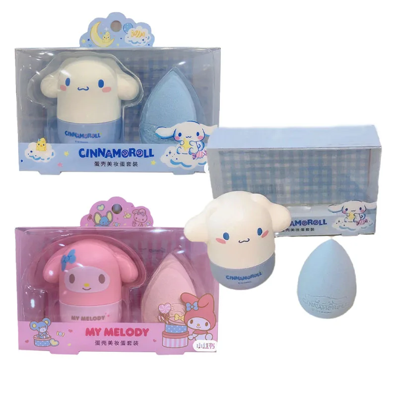 Kawaii-My-Melody-Cinnamoroll-Makeup-Egg-Set-Women-Anime-Sanrioed-Girl ...