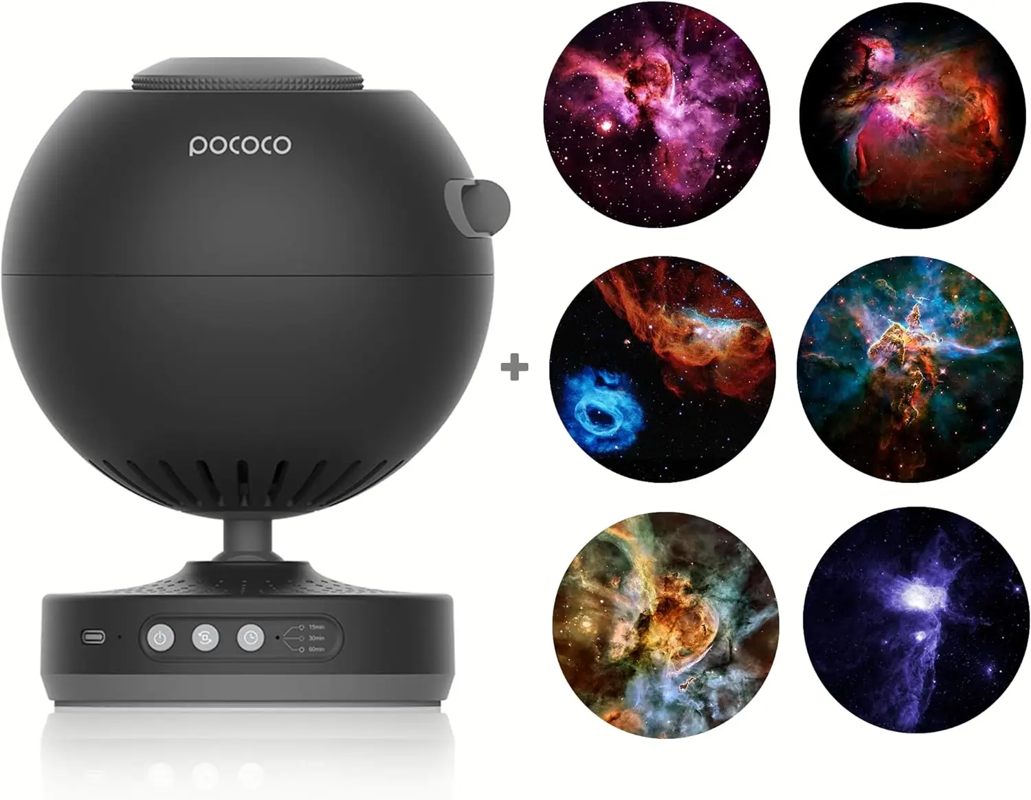 POCOCO-Galaxy-Star-Projector-for-Bedroom-with-Replaceable-Optical-Film ...