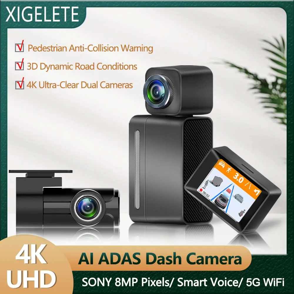 4K-2160P-Car-Dash-Camera-Front-and-Back-3D-Dynamic-Traffic-Display-ADAS ...