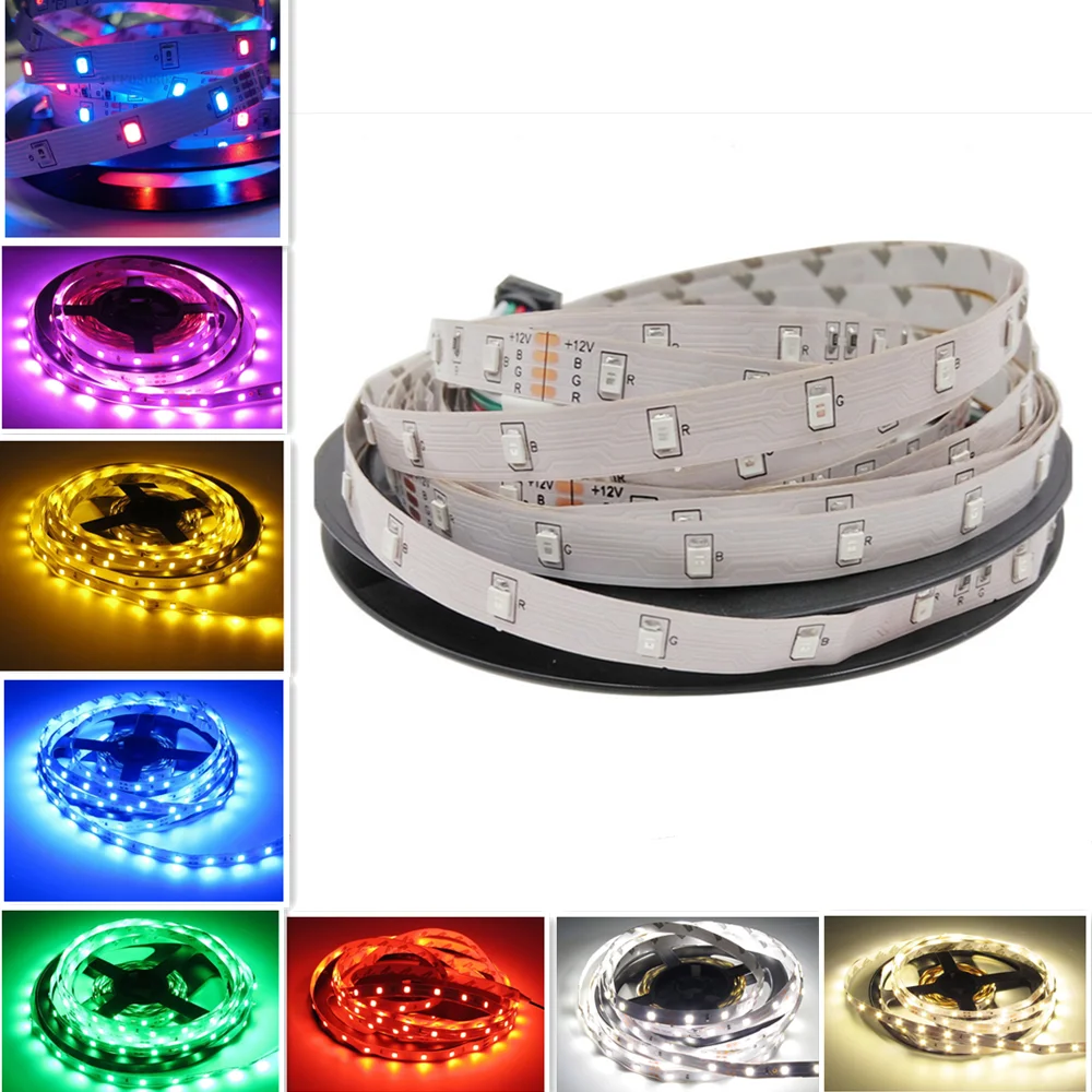 5M/ 2835 Roll RGB Warm Cool White Red Green Blue Yellow ...