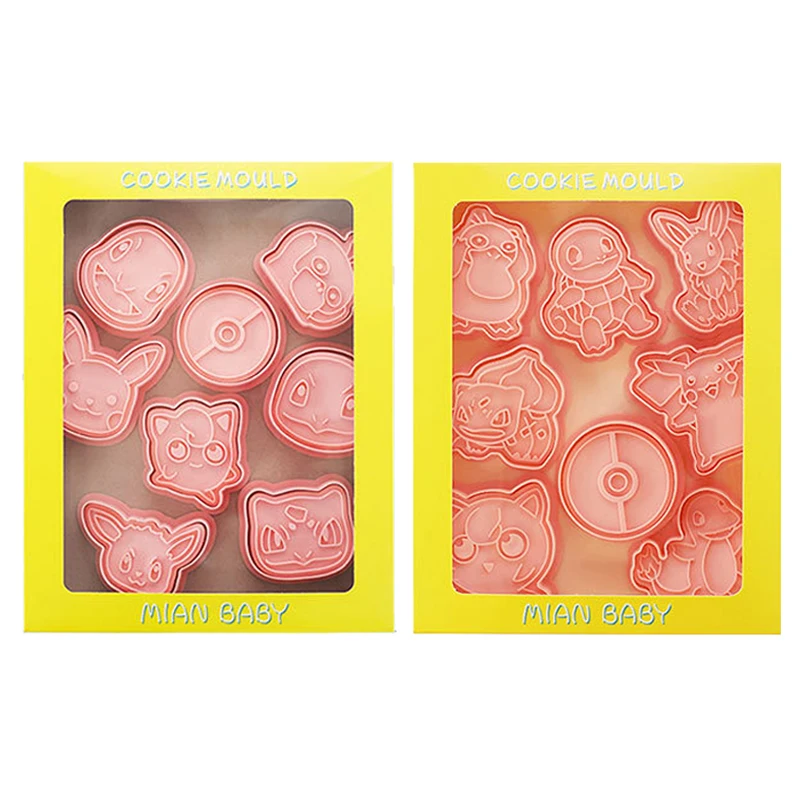 16Pcs-Pokemon-Cookies-Mold-Pikachu-Charizard-Eevee-Squirtle-Cute-Party ...
