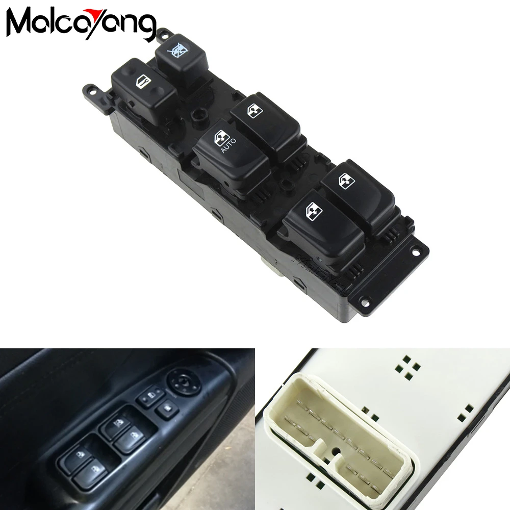 Front Left Master Power Window Switch Lifter Button For Hyundai Sonata ...