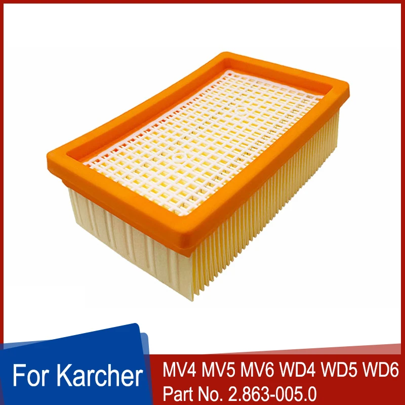 Air Filters For Karcher MV4 MV5 MV6 WD4 WD5 WD6 Vacuum Cleaner ...
