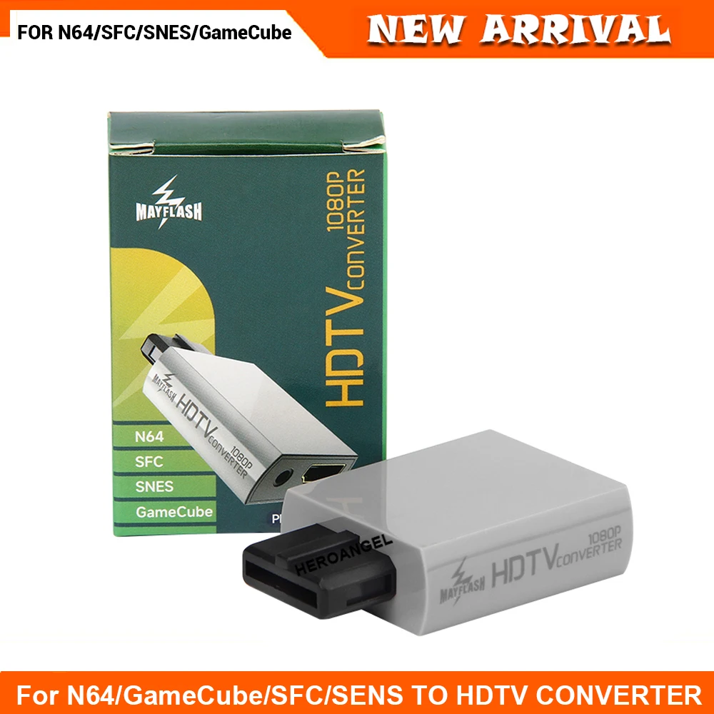 MAYFLASH For N64/GameCube/SFC/SNES to HDMI-compatible Adapter Converter ...
