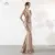 Prom Dresses Gold Mermaid Vestido De Festa Longo Sexy Long Prom Dress V ...