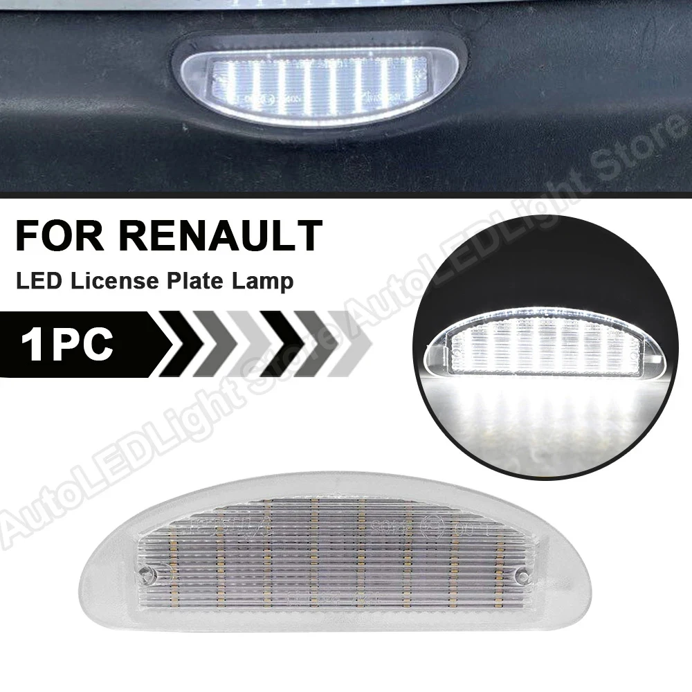 1PC-LED-License-Plate-Lamps-For-Renault-Clio-II-MK2-1998-2005-Twingo-I ...