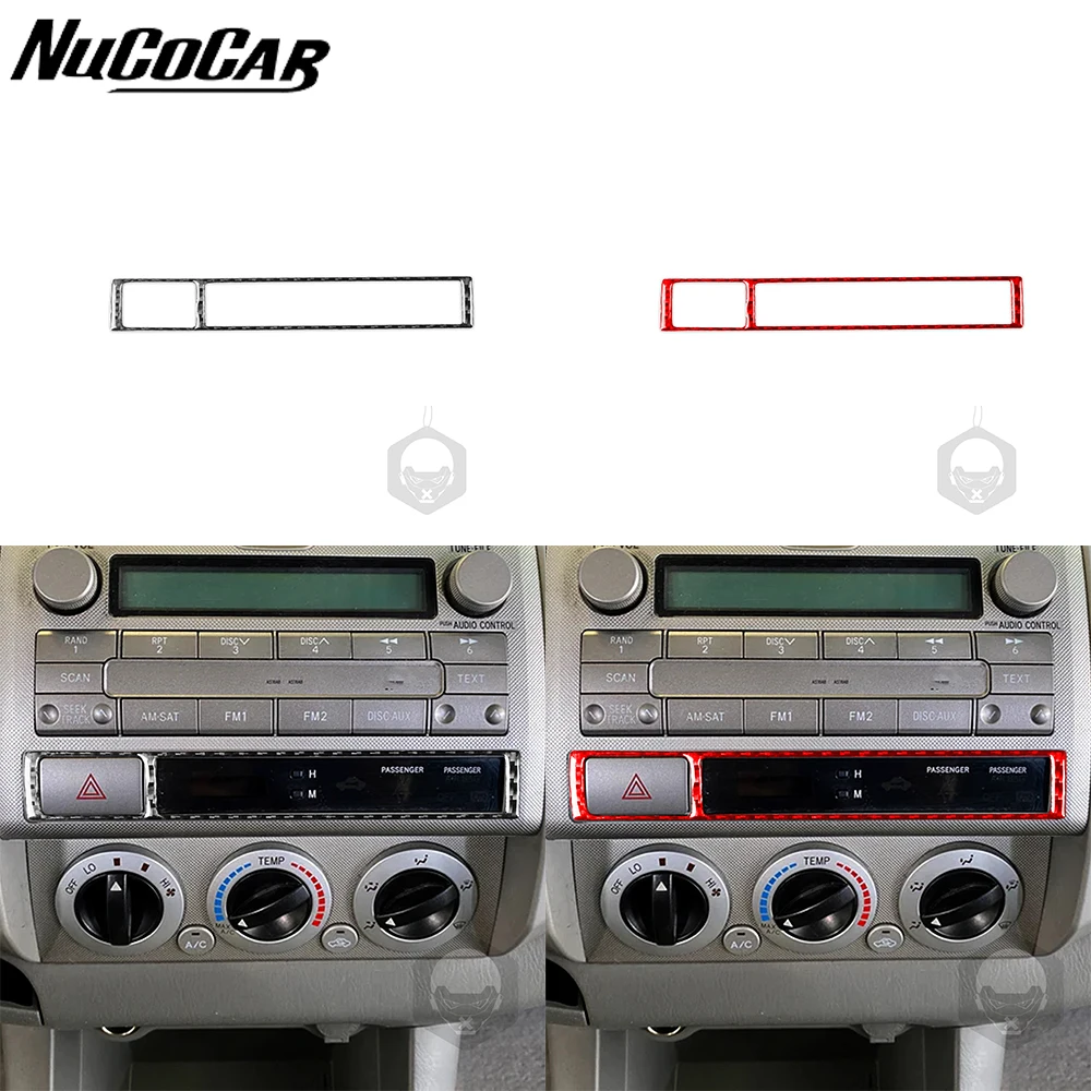 For-Toyota-Tacoma-09-11-true-carbon-fiber-CD-control-panel-bottom-frame ...