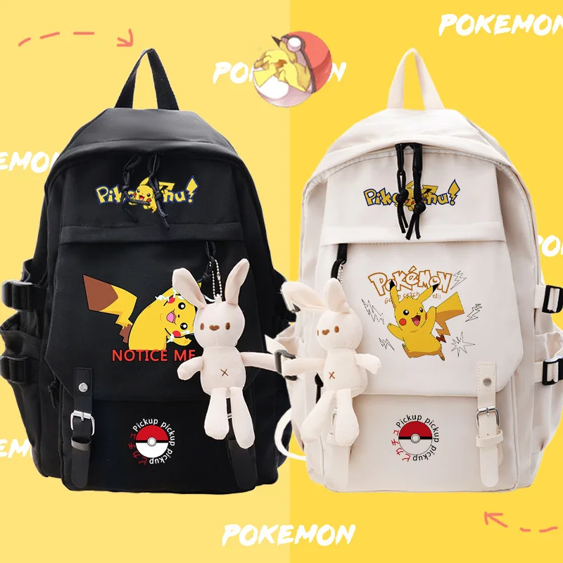 Anime-Pokemon-Pikachu-Backpack-Teenagers-Schoolbag-Students-Book-Bag ...