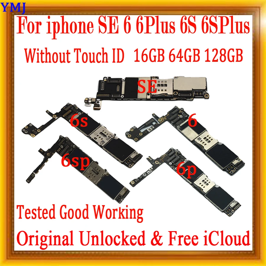 Placa base para iPhone SE 6 6 Plus 6S 6s Plus sin ID táctil, funciones ...